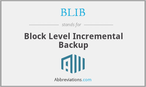 What does BLIB stand for?