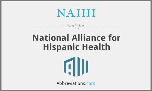What does NAHH stand for?