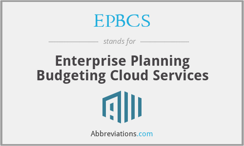 What does EPBCS stand for?