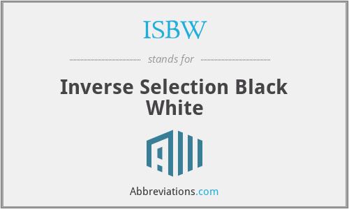 What does ISBW stand for?