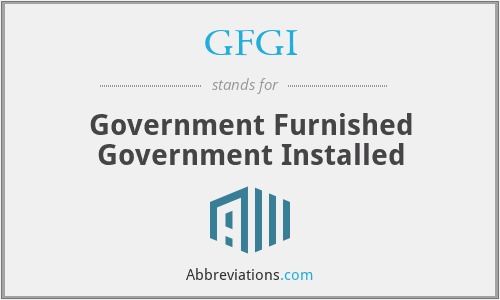 What does GFGI stand for?