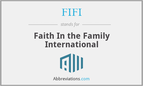 What does FIFI stand for?