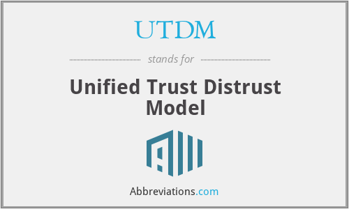 What does UTDM stand for?