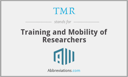 What does TMR stand for?