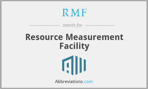 What does RMF stand for?