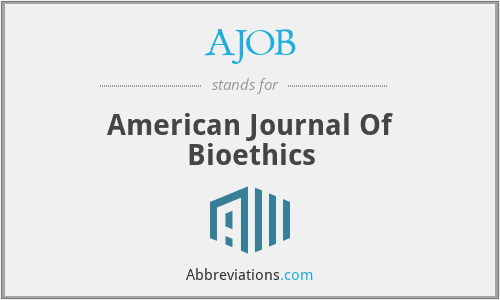 What does AJOB stand for?