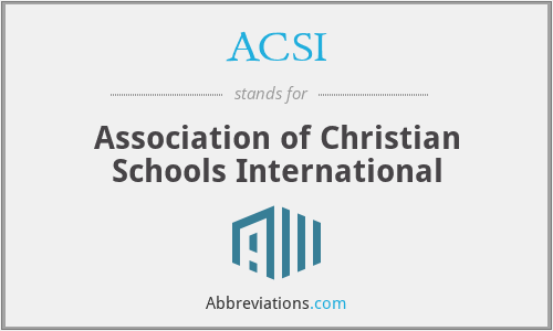 What does ACSI stand for?