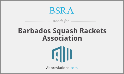 What does BSRA stand for?