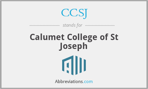 What does CCSJ stand for?
