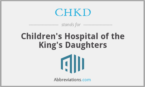 What does CHKD stand for?