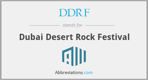 What does DDRF stand for?
