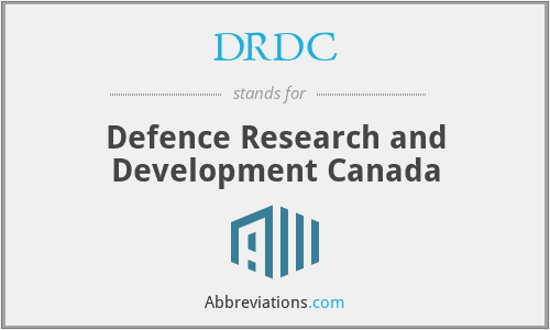 What does DRDC stand for?