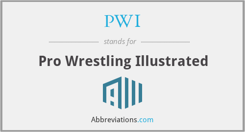 What does PWI stand for?