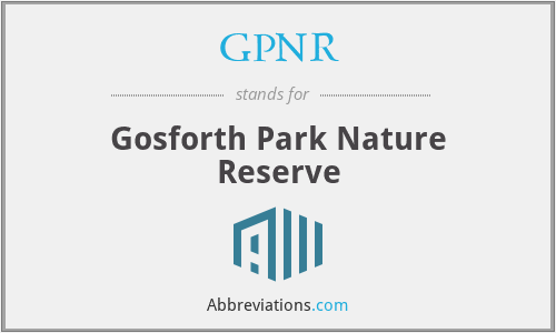 What does GPNR stand for?