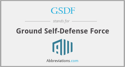 What does GSDF stand for?