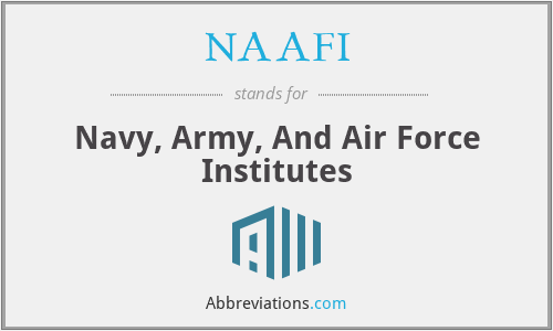 What does NAAFI stand for?