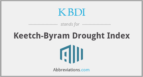 What does KBDI stand for?