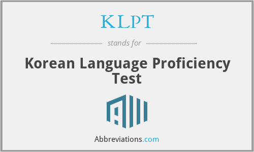What does KLPT stand for?