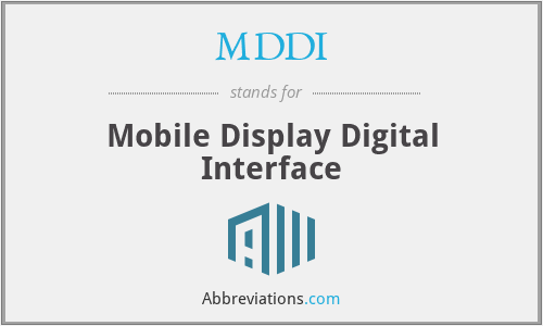 What does MDDI stand for?