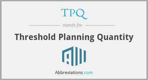 What does TPQ stand for?