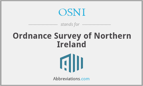 What does OSNI stand for?
