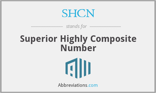 What does SHCN stand for?