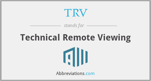 What does TRV stand for?