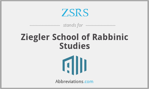 What does ZSRS stand for?