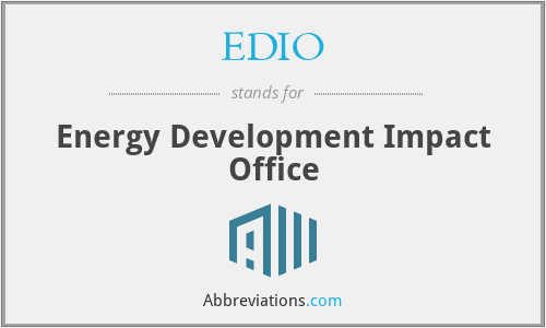 What does EDIO stand for?