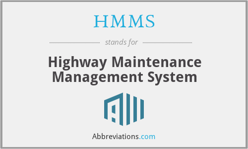 HMMS - Highway Maintenance Management System