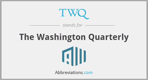 What does TWQ stand for?