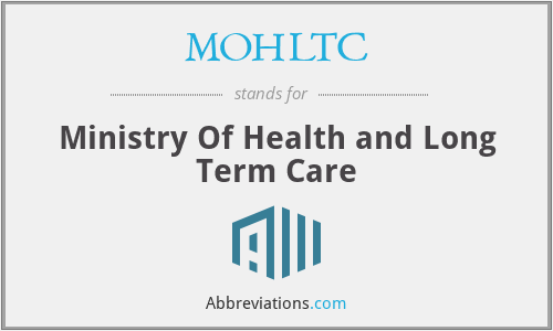 What does MOHLTC stand for?