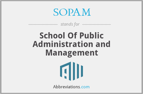 SOPAM - School Of Public Administration and Management