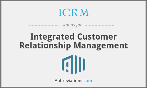 What does ICRM stand for?