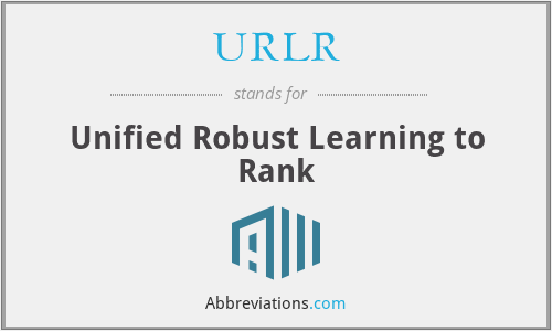 What does URLR stand for?