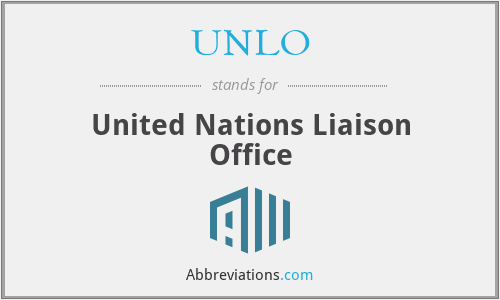 What does UNLO stand for?