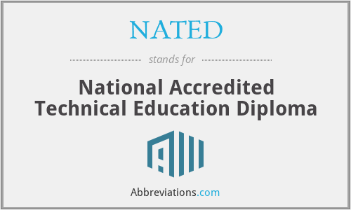 What does NATED stand for?