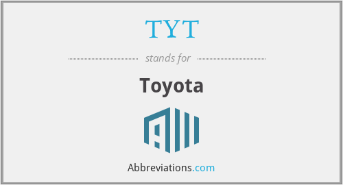 What is the abbreviation for Toyota?