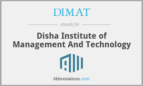 What does DIMAT stand for?
