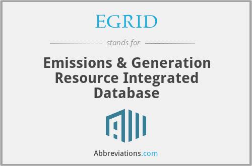 What does EGRID stand for?