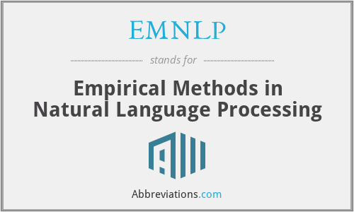 What does EMNLP stand for?