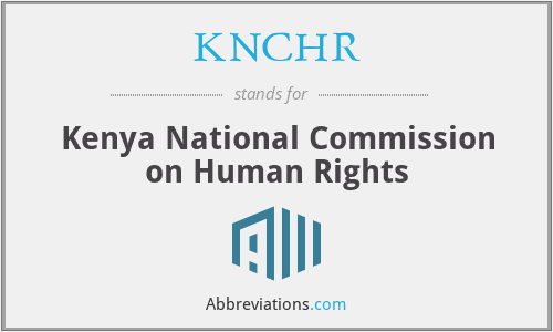 What does KNCHR stand for?