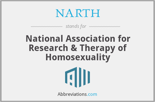 What does NARTH stand for?