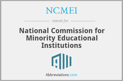 What does NCMEI stand for?