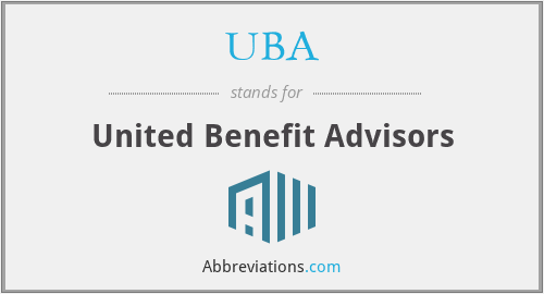What does UBA stand for?