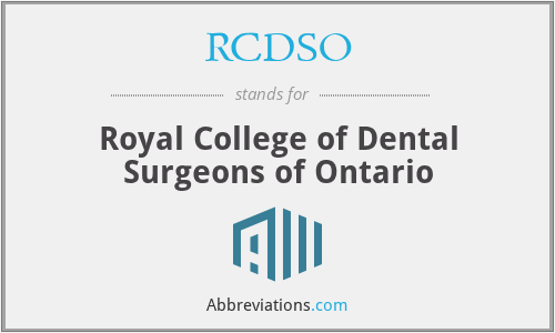 What does RCDSO stand for?