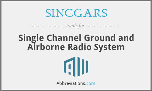 What does SINCGARS stand for?