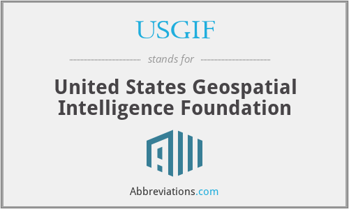 What does USGIF stand for?