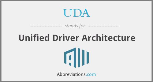 What does UDA stand for?