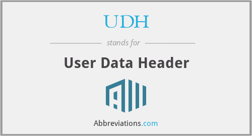 What does UDH stand for?